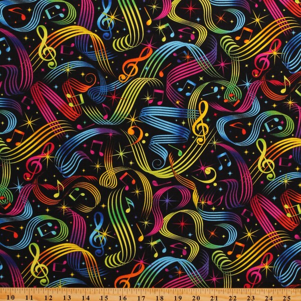Music Fabric - Etsy