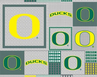 Oregon Ducks Fabric | Etsy