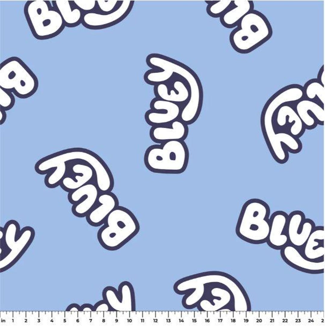 Fleece Bluey Name Officially Licensed Through Springs Creative Playful ...