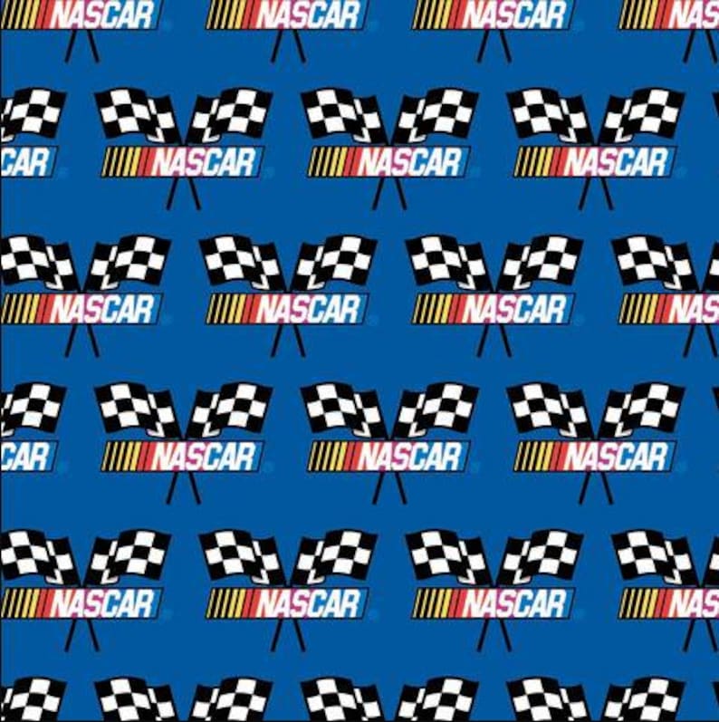 Fleece NASCAR Checker Flag Officially Licensed Through Camelot Fabrics ...