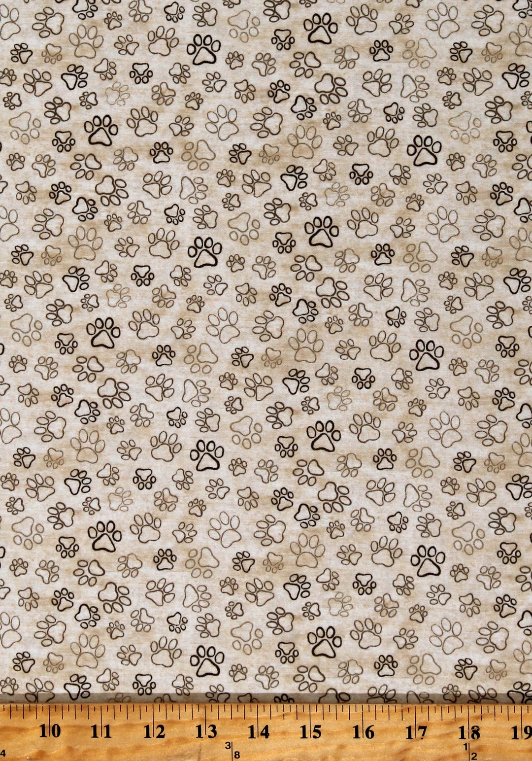 Cotton Dogs Paw Prints Puppy Puppies Animals Pets Footprint Natural ...
