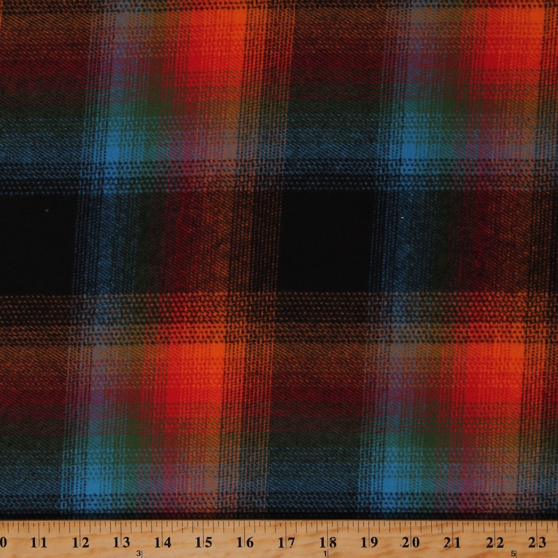Fall Flannel Fabric - Etsy