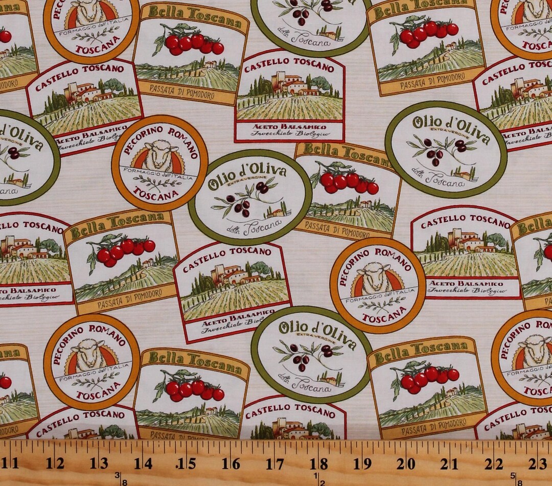 Cotton Olives Food Labels Italian Cuisine Italy Mediterranean Kitchen ...