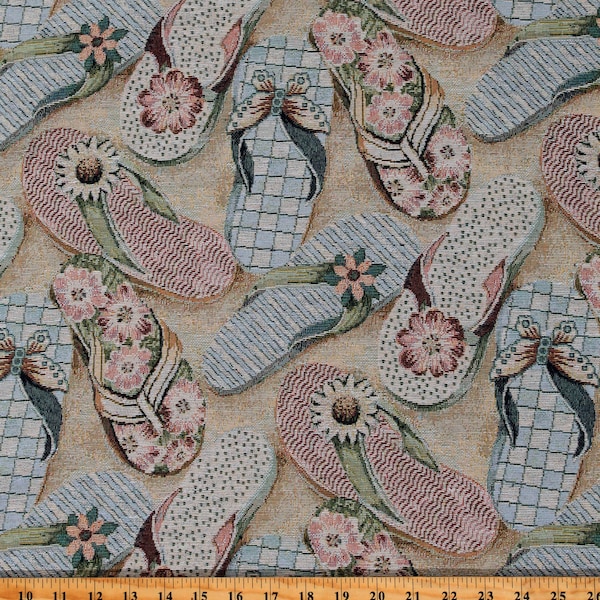 Flip Flops Fabric - Etsy