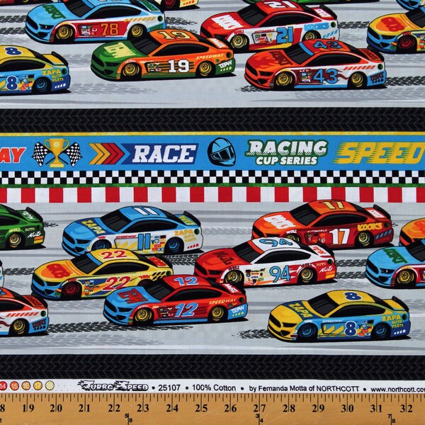 Formula 1 Race Car Fabric - Etsy
