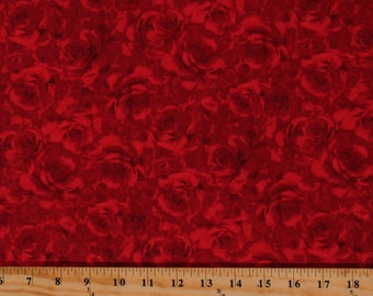 Red Rose Fabric Blood Roses Blood Roses by - Etsy