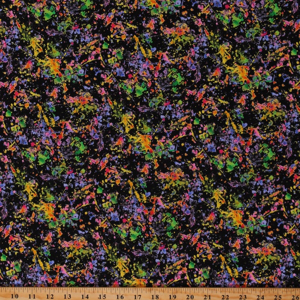 Paint Splatter Fabric - Etsy