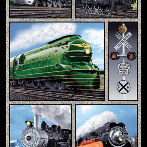 Train Fabric - Etsy
