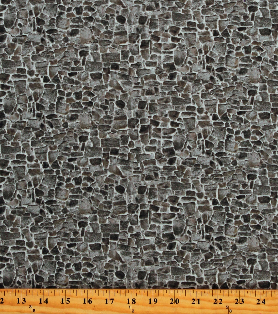 Cotton Grey Stone Wall Pavement Stones Rocks Landscape Stonework ...