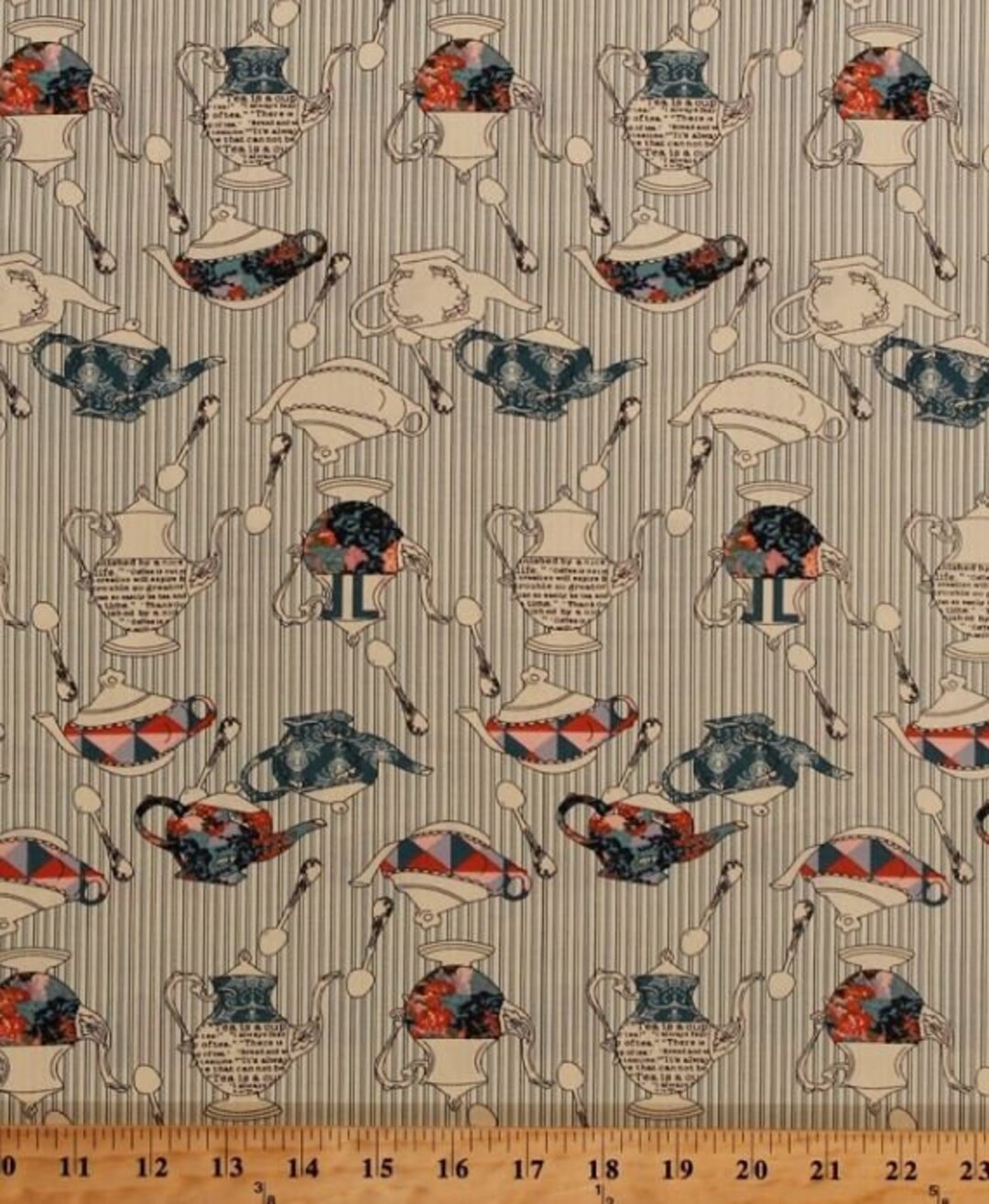 Cotton Teapots Teapot Teaspoons Tea Party Fine China Dishes Fancy ...