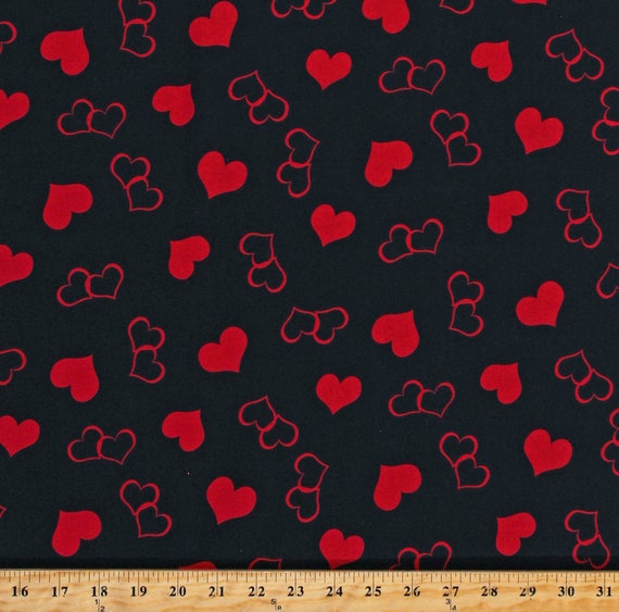 Red Interlocking Hearts