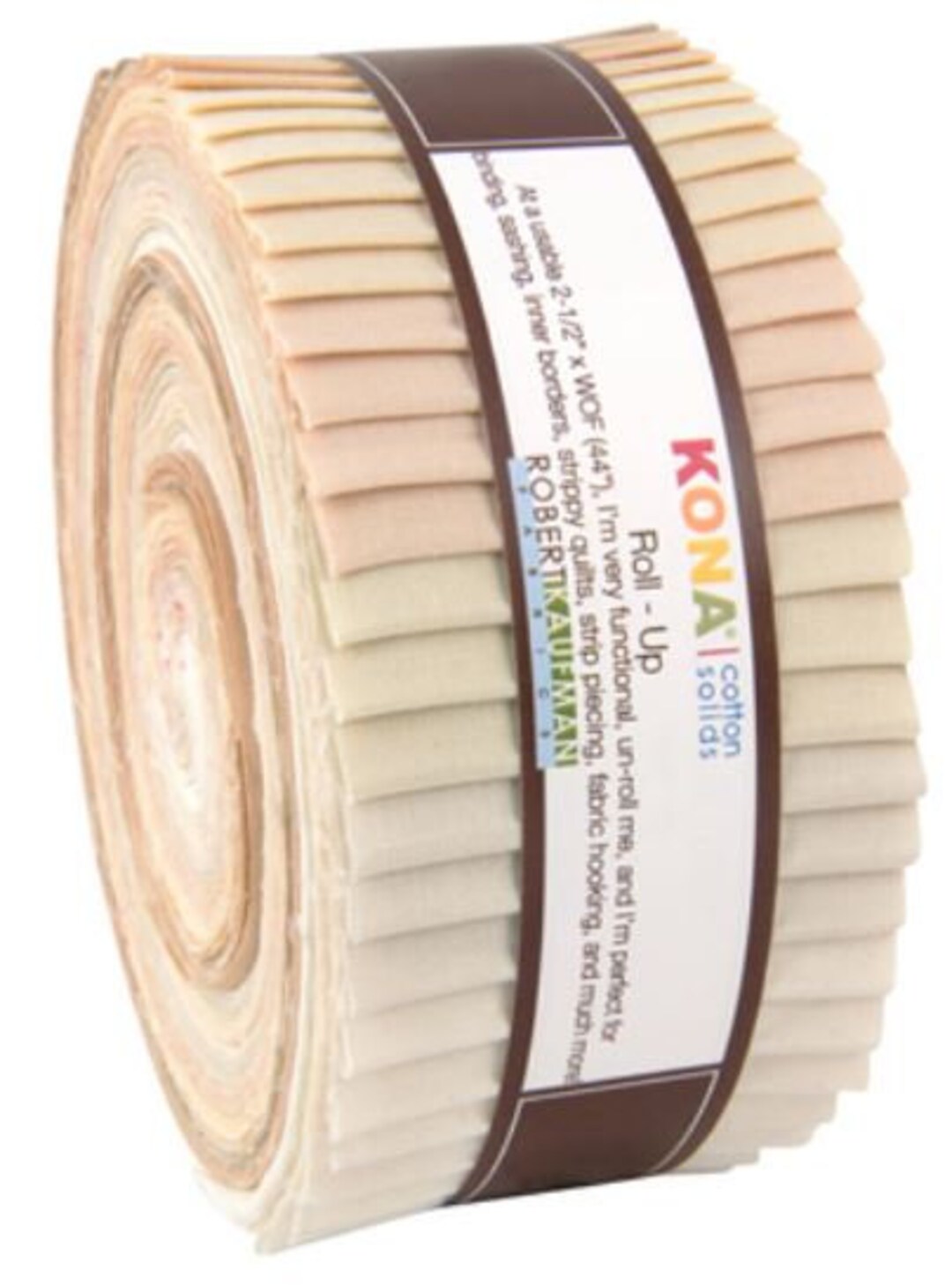 Roll-ups Kona Cotton Solids Not Quite White Palette Neutrals Creams ...
