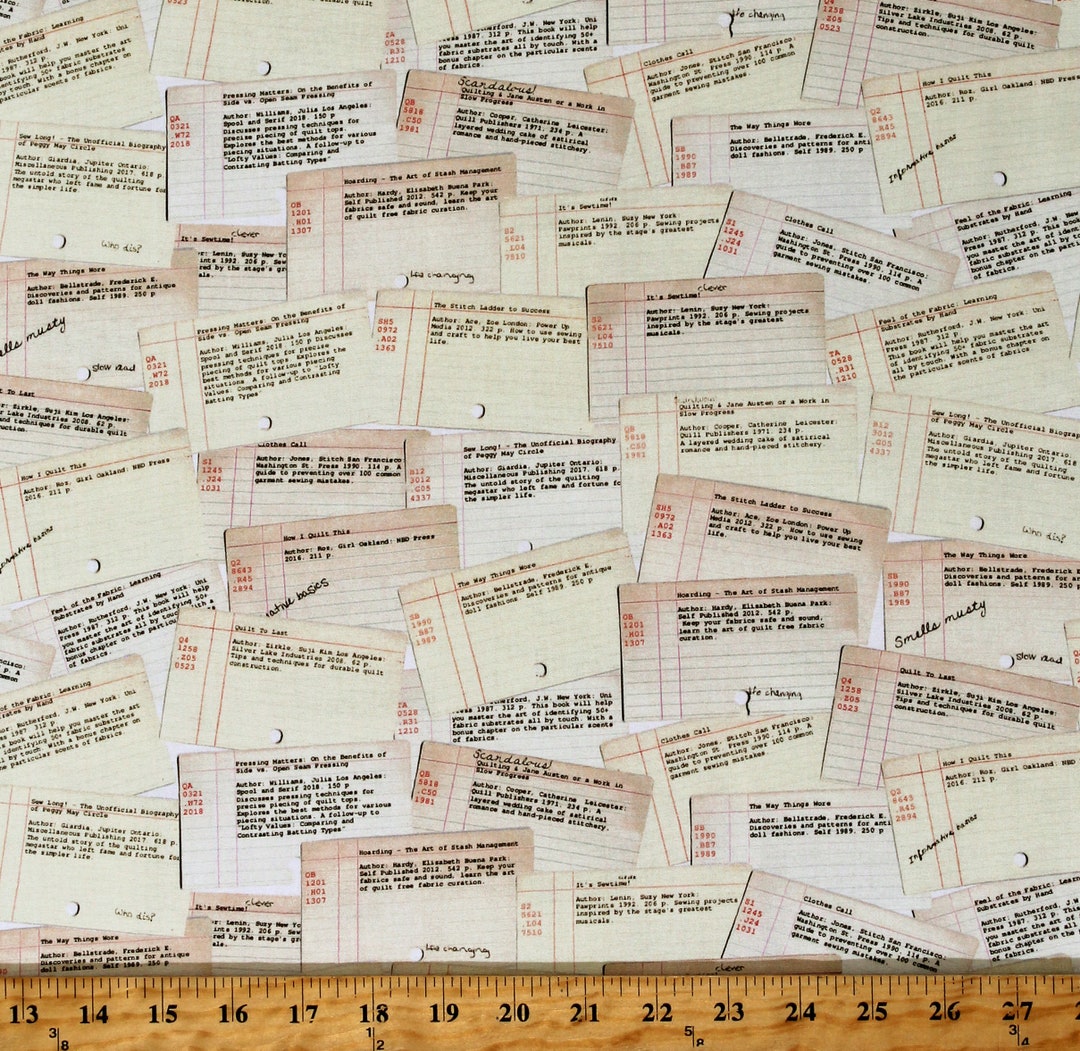 Cotton Note Cards Papers Notes Sewing Quilting Writing Seamstress Out ...