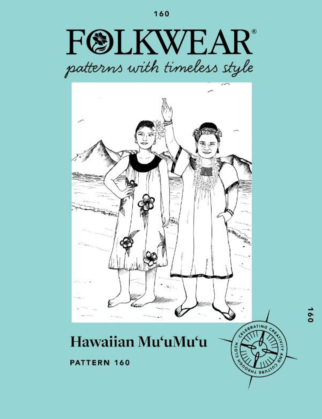 Folkwear Hawaiian Mu'umu'u Dress Tropical #160 Sewing Pattern (pattern ...