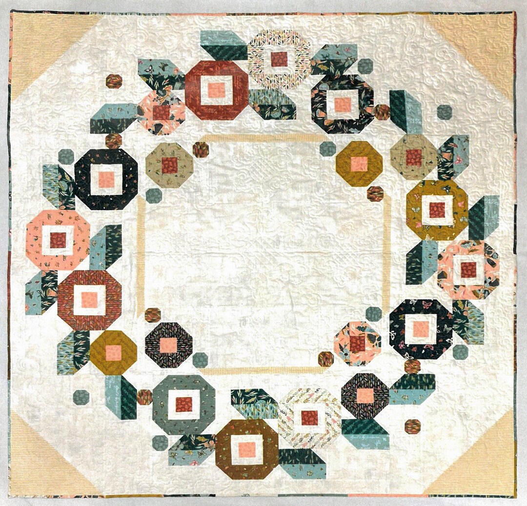 Quilt Kit - Ring Around the Posies 64" X 64" Finished Size Flowers ...