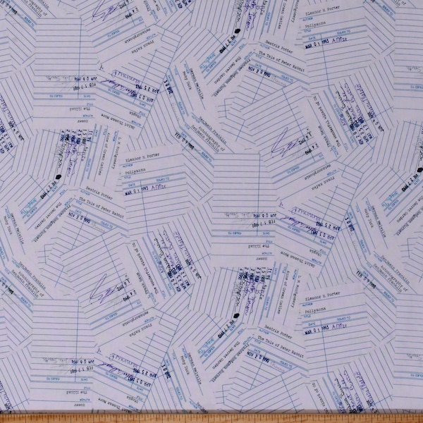 Library Book Fabric - Etsy