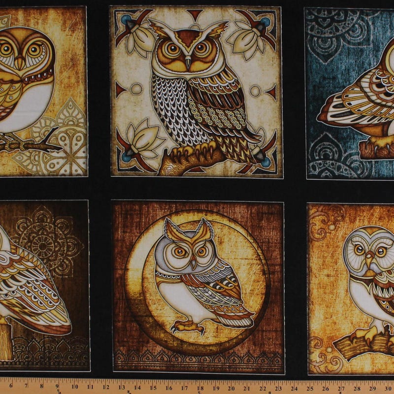 Owl Quilt Panels - Etsy