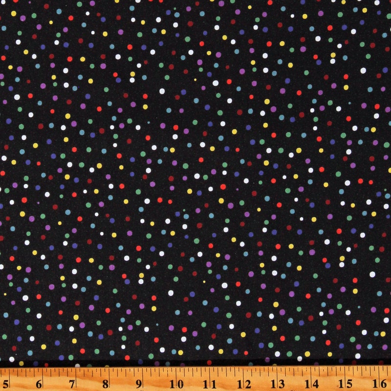 Multi Color Polka Dot Fabric - Etsy