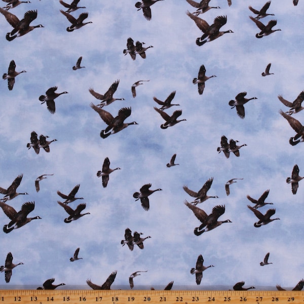 Blue Goose Fabric - Etsy