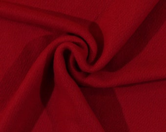 Red Wool Fabric - Etsy