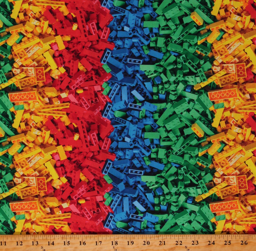 Cotton Rainbow Building Primary Colors Blocks Construction Toy Bricks ...