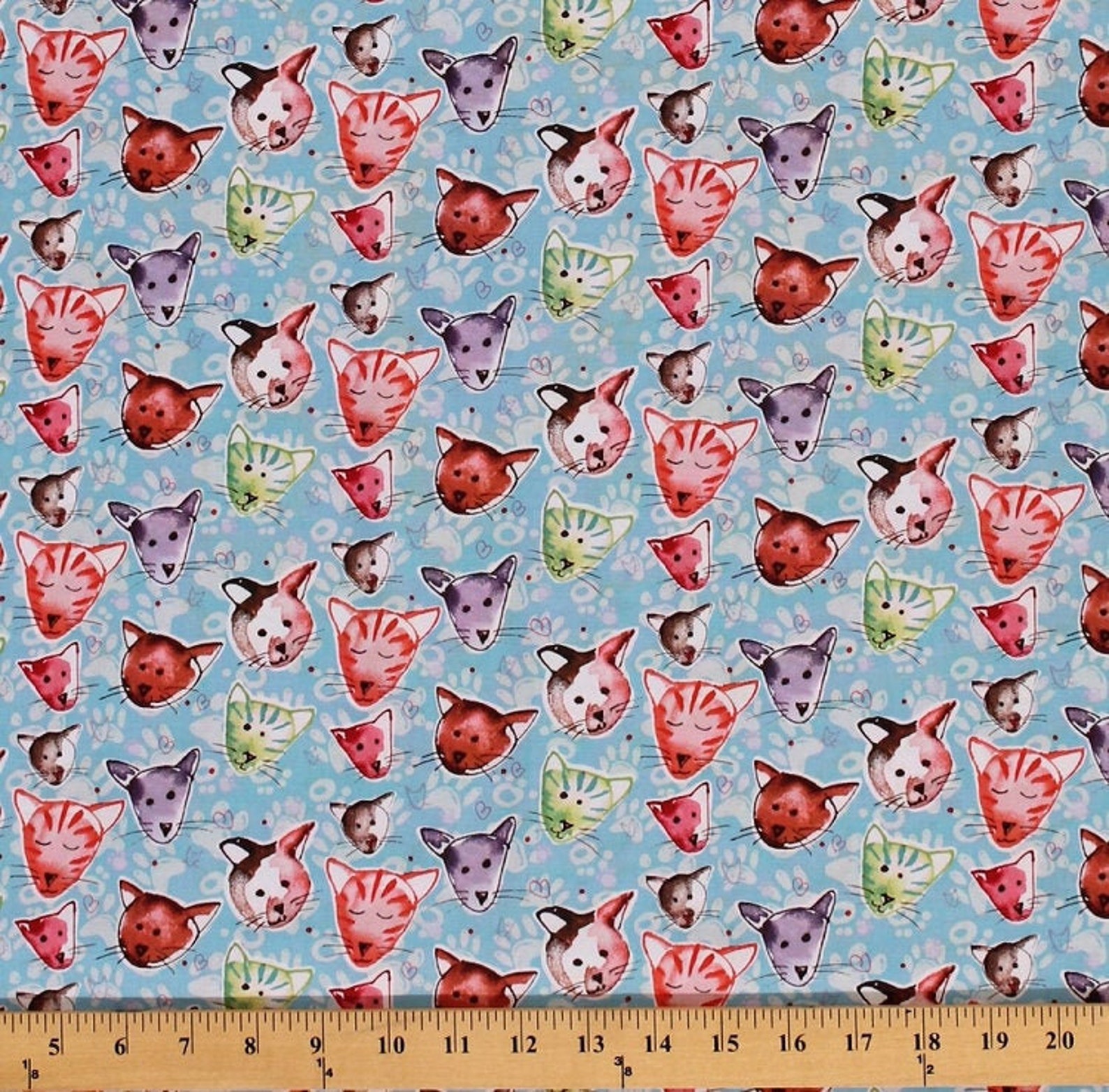 Cotton Cats Kitty Kitties Animals Pets Feline Kids Cotton - Etsy