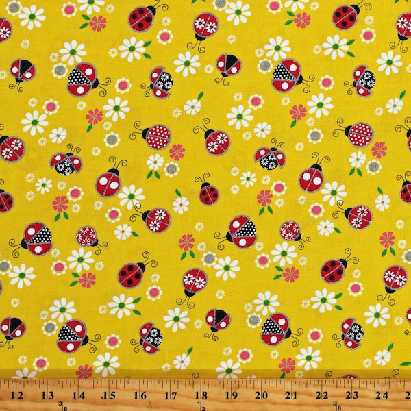 Lady Bug Fabric - Etsy