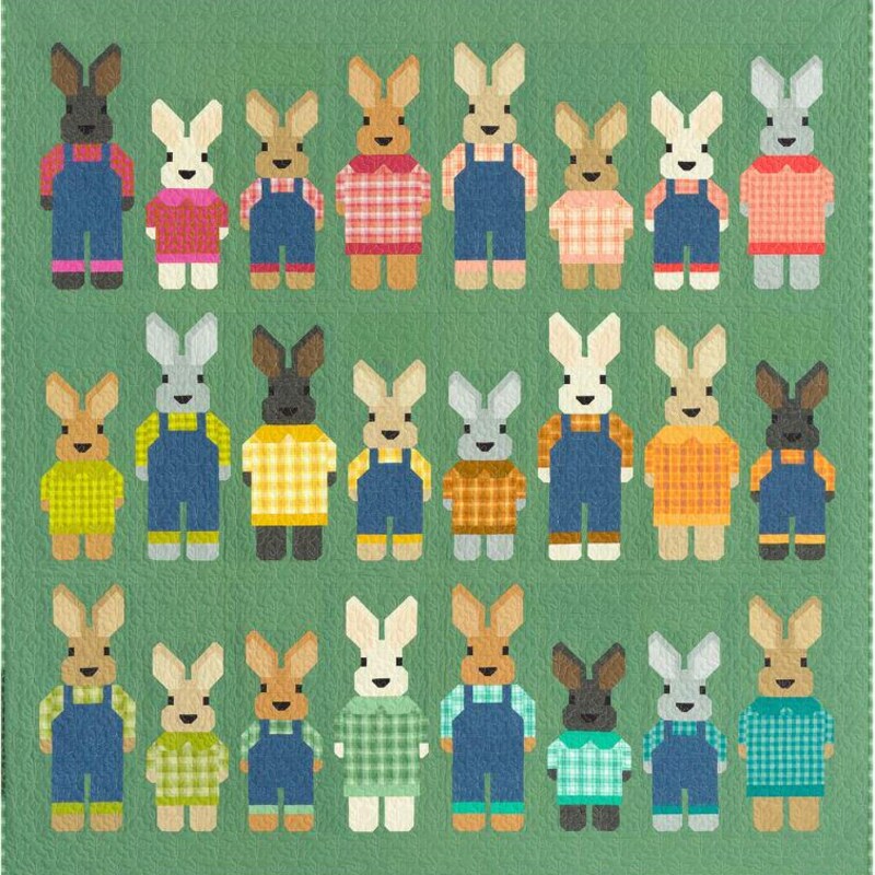 Bunny Quilt Pattern - Etsy