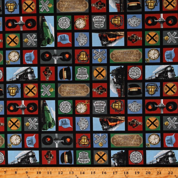 Train Fabric - Etsy