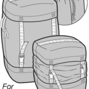 Space Miser Compression Sacks Camping Travel Biking Drawstring Bags ...