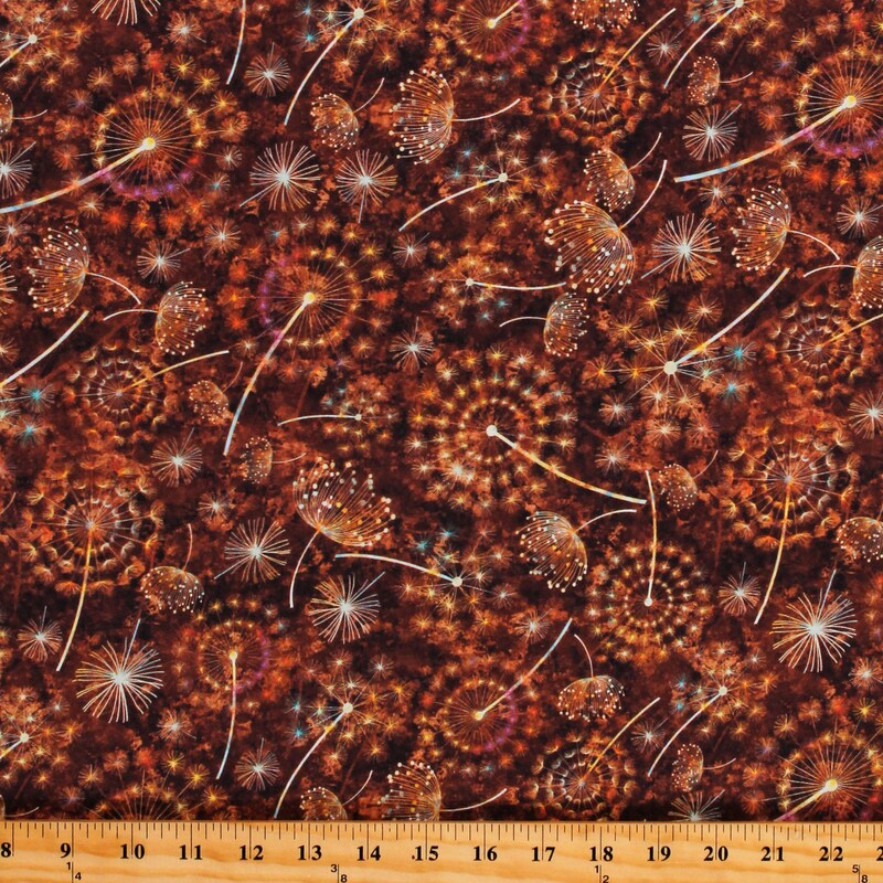 Dandelion Fabric - Etsy