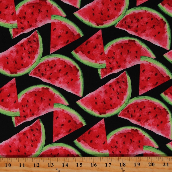 Watermelon Print Fabric - Etsy