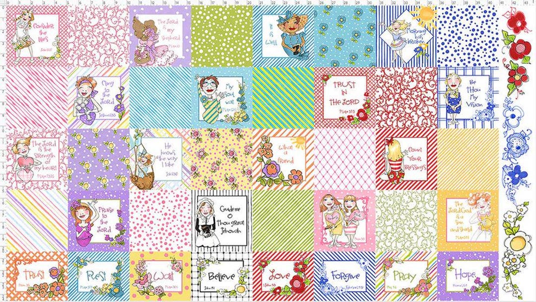 23" X 44" Panel Bible Verses Passages Scriptures Faith Christian ...