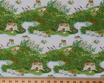 Frog Pond Fabric Frog Pond by Countrygarden Summer Woodland Nursery ...