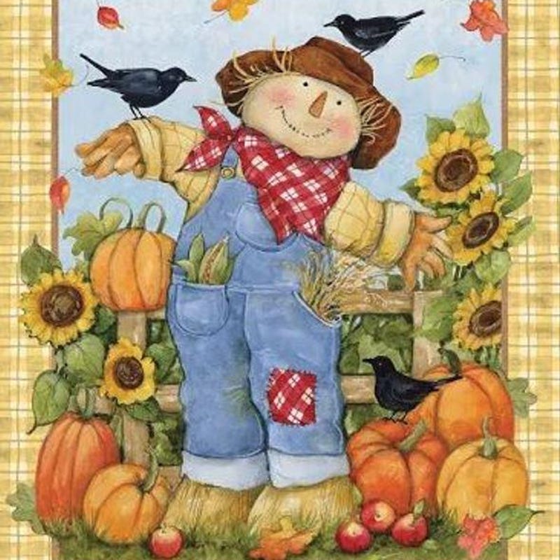 Scarecrow Panel - Etsy
