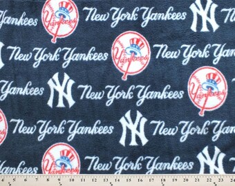 New York Yankees Fabric - Etsy