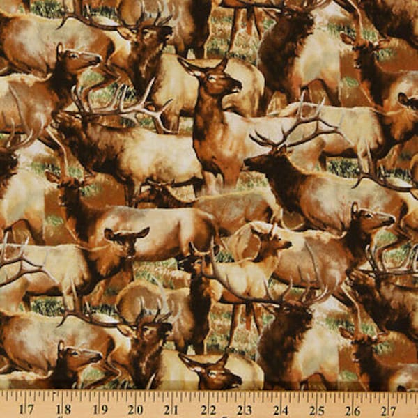 Elk Fabric - Etsy