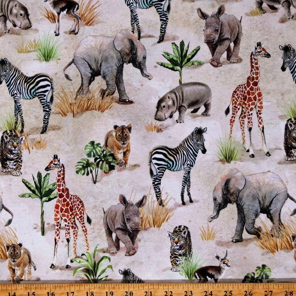 Safari Fabric - Etsy