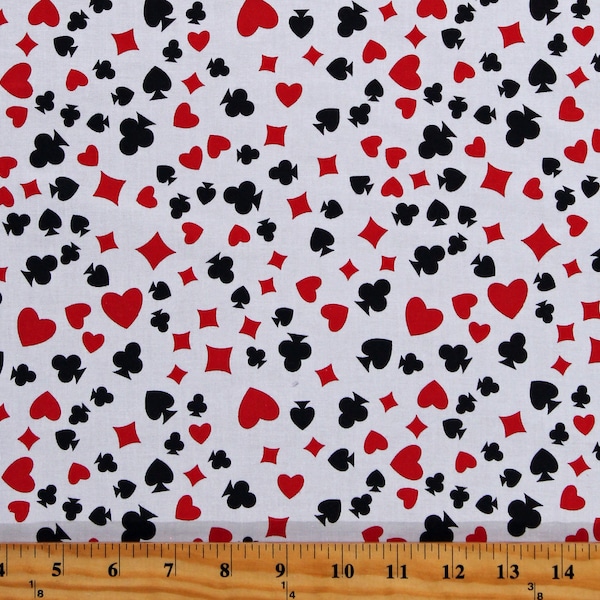 Playing Cards Fabric - Etsy