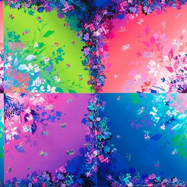 Colorful Panel Fabric - Etsy