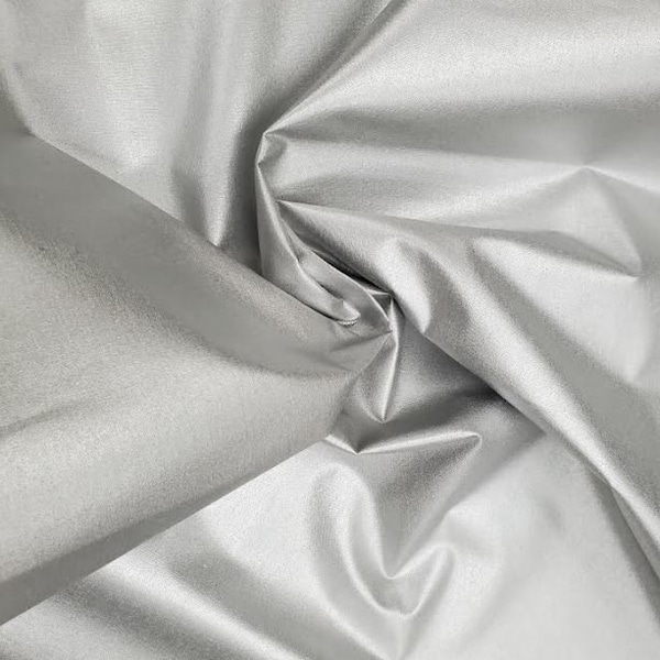 Silver Cotton Fabric - Etsy