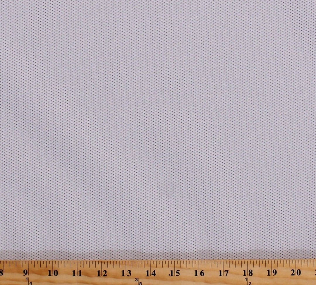 60" White Athletic Mesh Polyester Fabric by the Yard (9189H-8M) D181.12 ...
