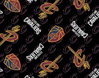 Cleveland Nba Fabric - Etsy