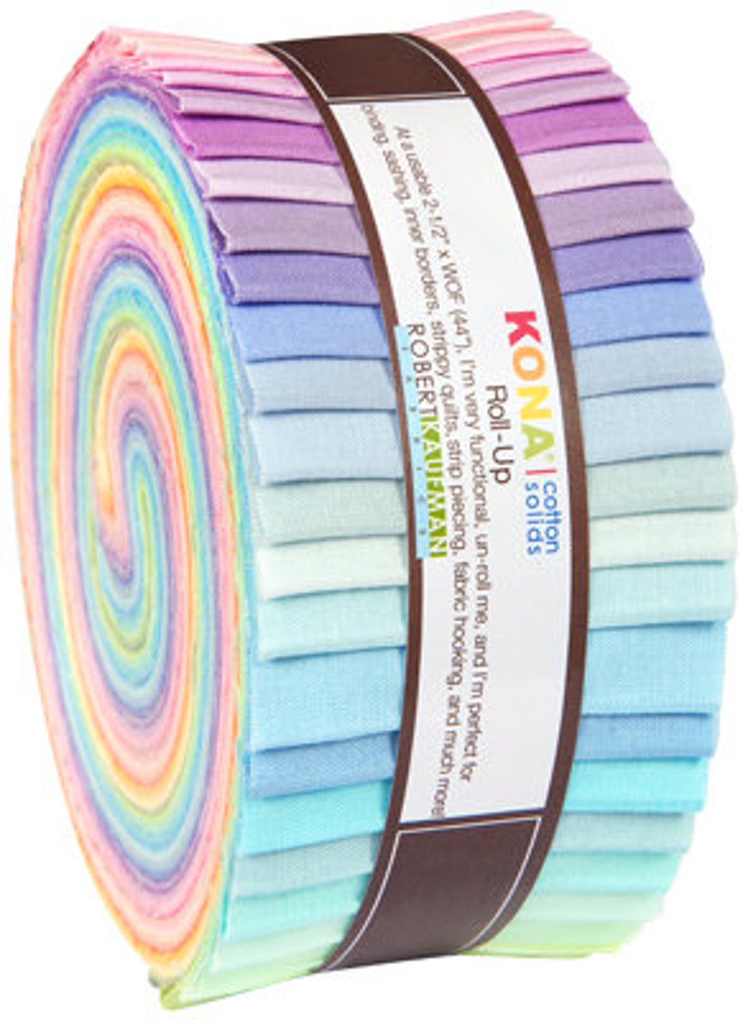 Roll-ups Kona® Cotton Solids New Pastels Palette 2.5 Roll-ups Kona® Cotton Solids New Pastels Palette 2.5