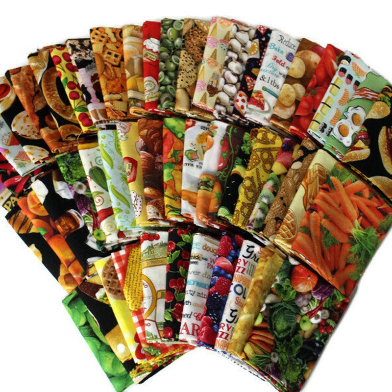 Food Theme Fabric - Etsy