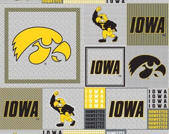 University of Iowa Fabric - Etsy