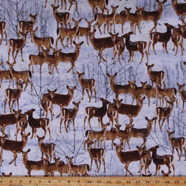 Deer Fabric - Etsy