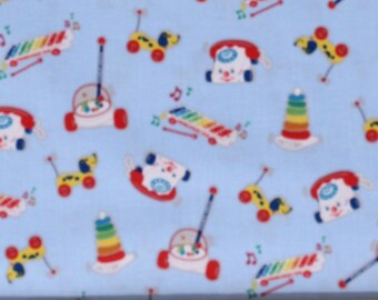 Building Blocks Fabric Building Bricks Teal by Ruthmaddockmakes ...