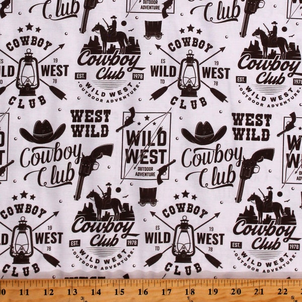 Cowboy Fabric - Etsy