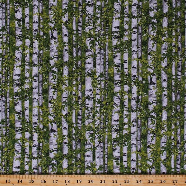 Birch Tree Fabric - Etsy